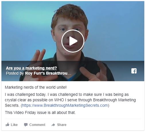 Are you a marketing nerd? | Breakthrough Marketing Secrets